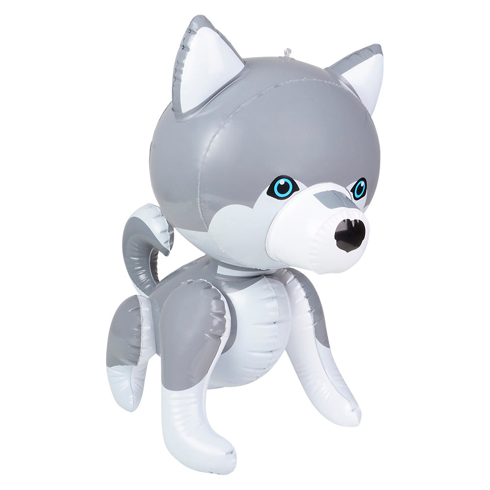(Set of 2) Husky Puppy Dog Inflatables - Baby Wolf Inflate Blow Up Toy ...